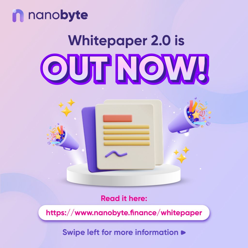 Whitepaper 2.0 Release - Nanobyte Finance